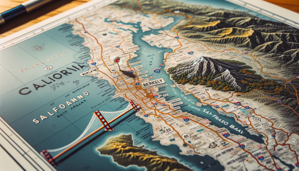 Locate Berkeley, California on the Map – JNC Berkeley